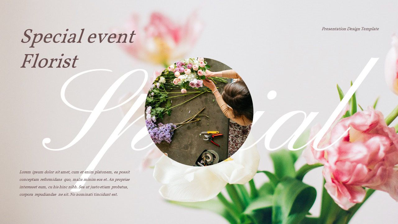 Florist Shop Theme PPT Templates
