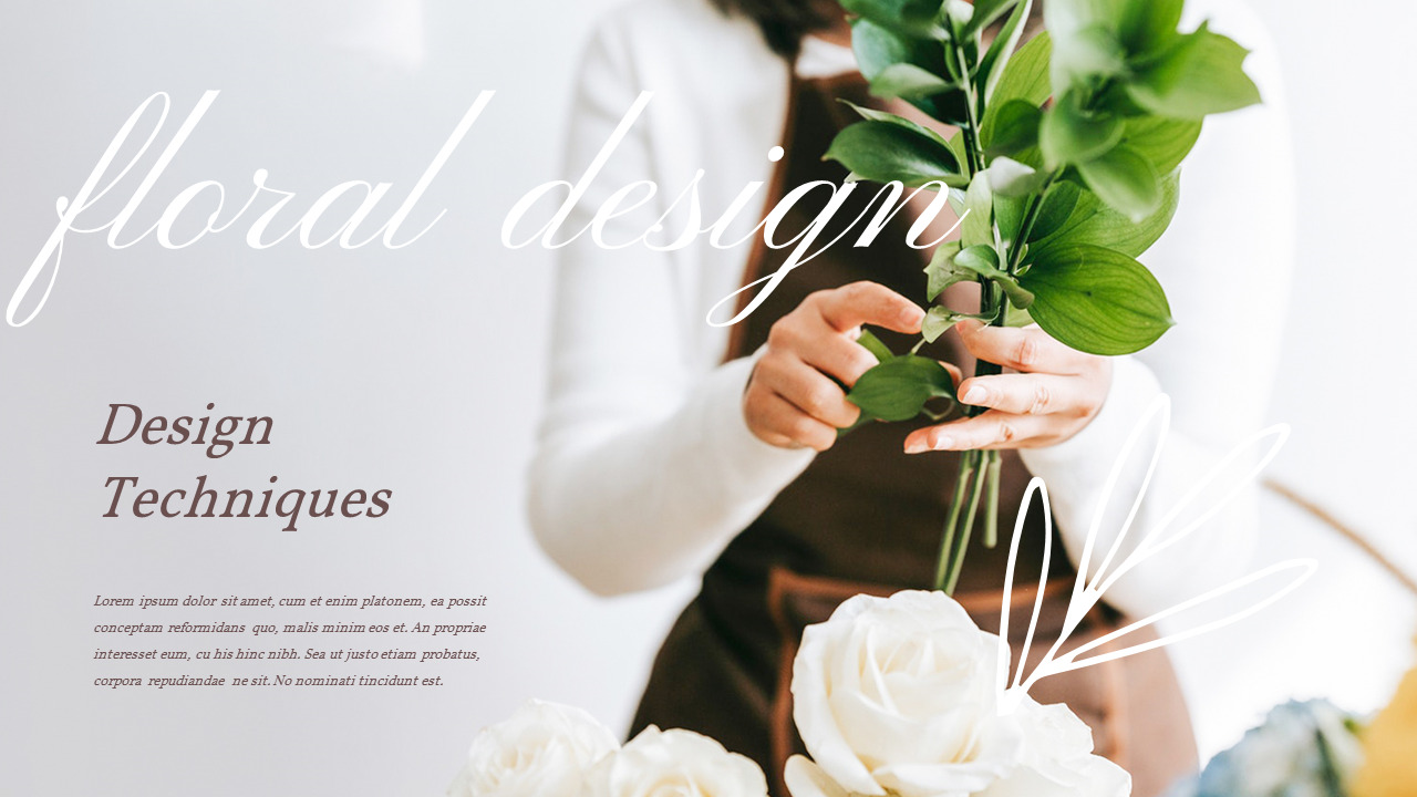 Florist Shop Theme PPT Templates