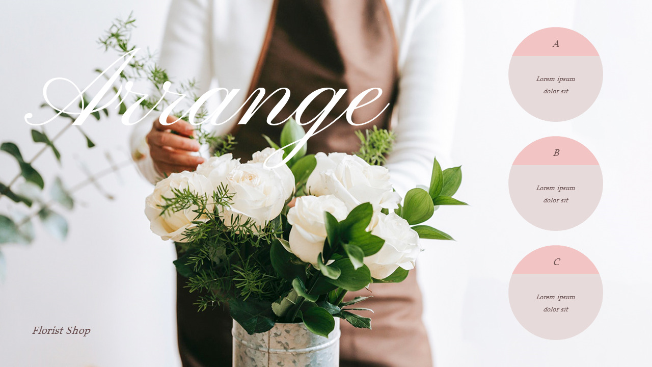 Florist Shop Theme PPT Templates