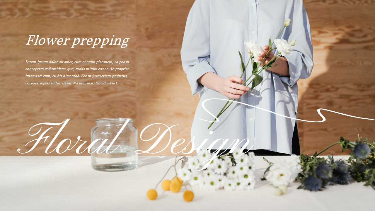 Florist Shop Theme PPT Templates