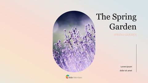 Spring Garden Theme Templates|Lifestyle|PPT
