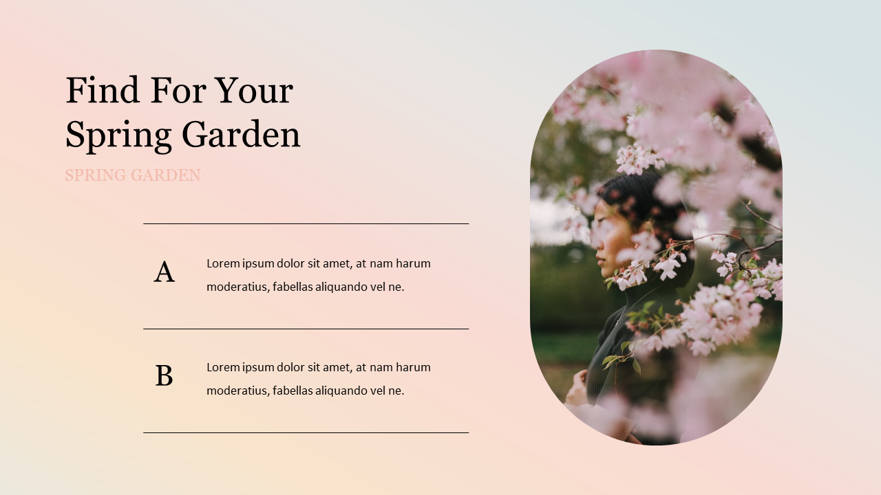Spring Garden Theme Templates|Lifestyle|PPT