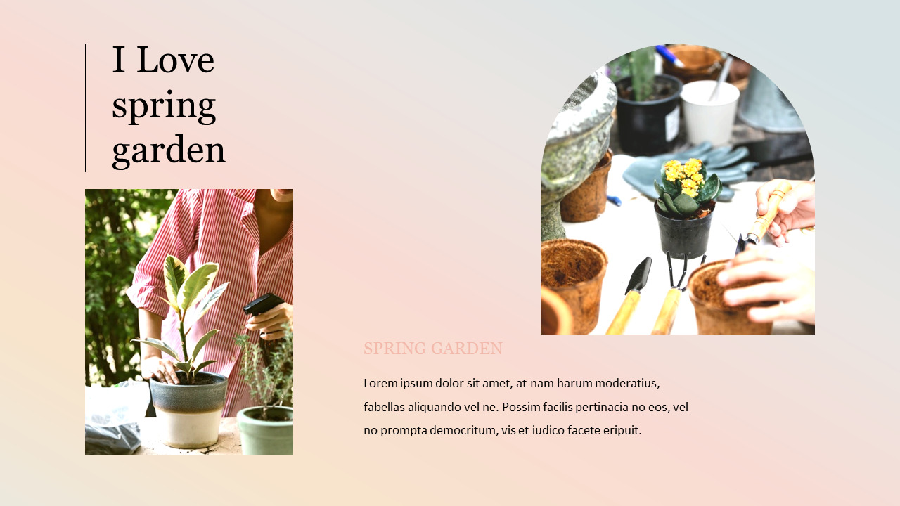 Spring Garden Theme Templates|Lifestyle|PPT