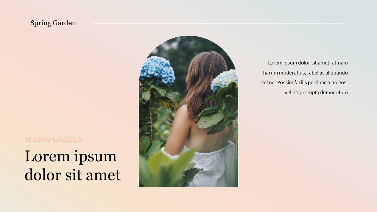 Spring Garden Theme Templates|Lifestyle|PPT