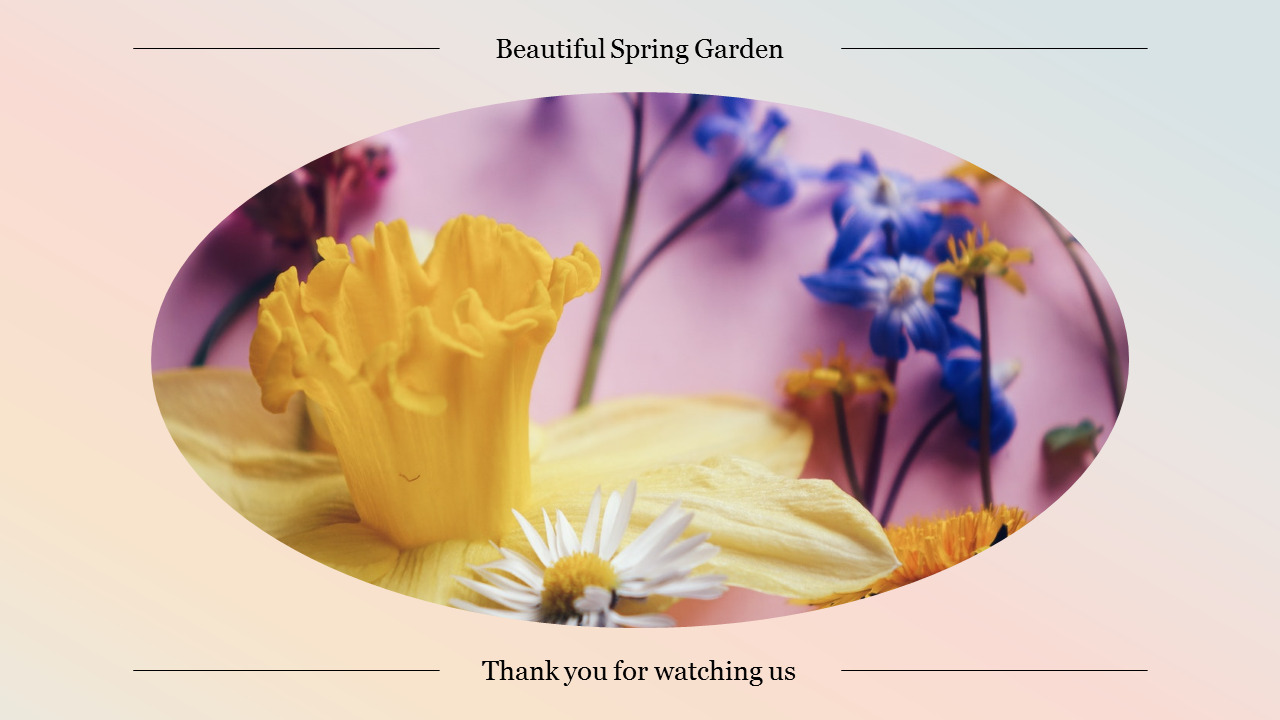 Spring Garden Theme Templates|Lifestyle|PPT