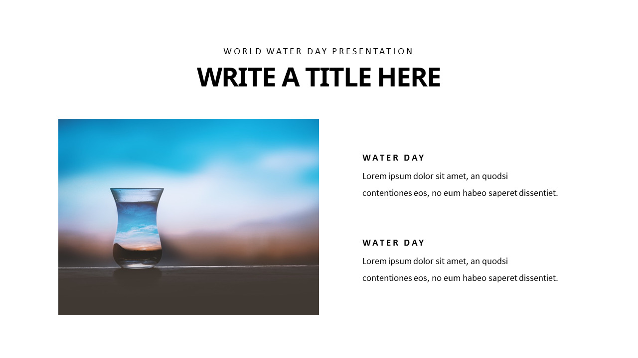 World Water Day PowerPoint Design|Lifestyle|Templates