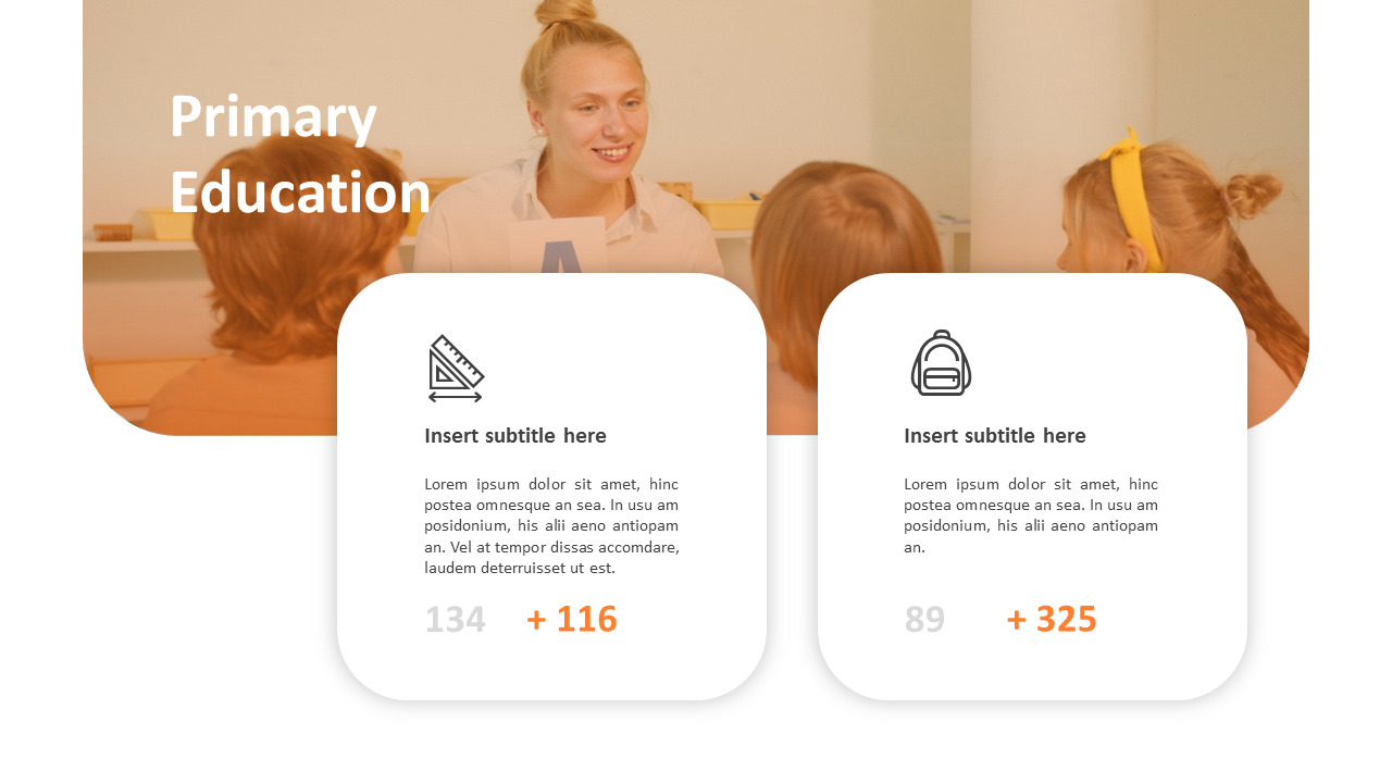 Education for all children Simple Google Slides