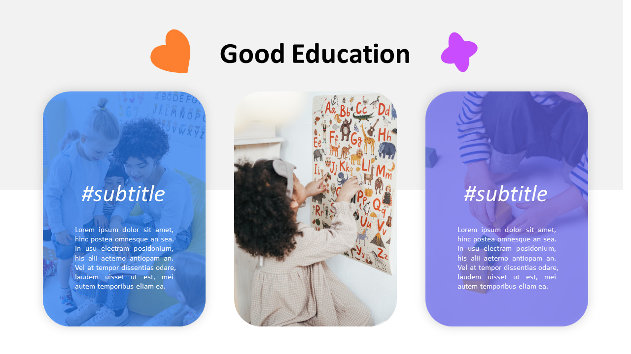Education for all children Simple Google Slides
