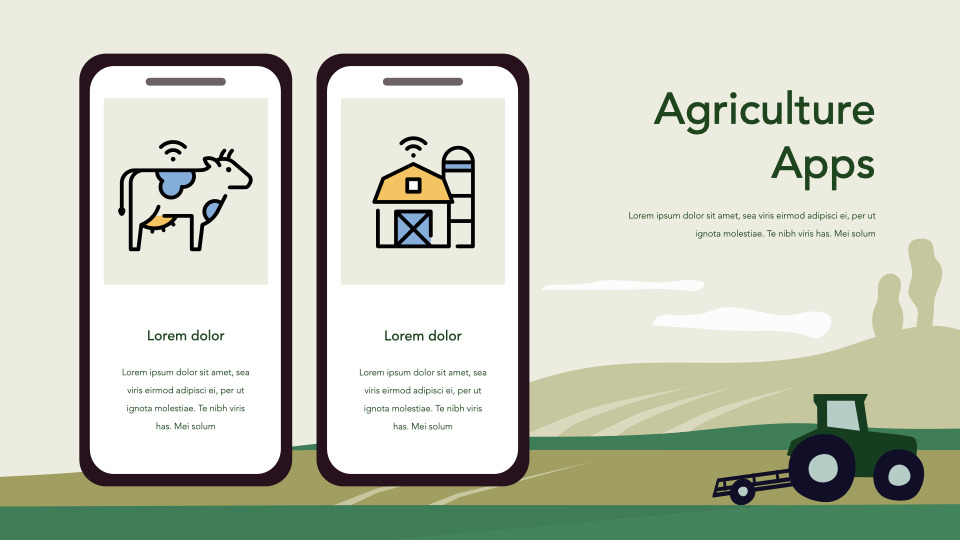 Smart Farming Technology template design