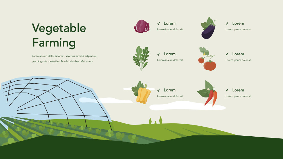 Smart Farming Technology template design