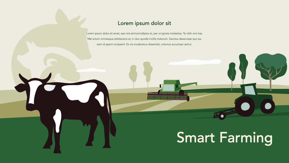 Smart Farming Technology template design