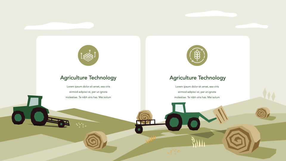 Smart Farming Technology template design