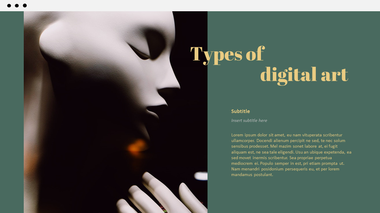 Digital Art Google Slides Presentation|IT/Commerce