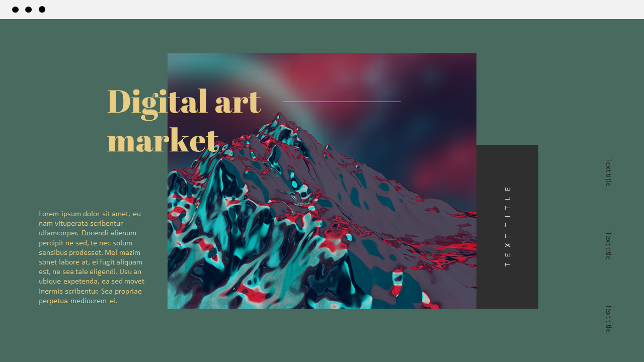 Digital Art Google Slides Presentation|IT/Commerce