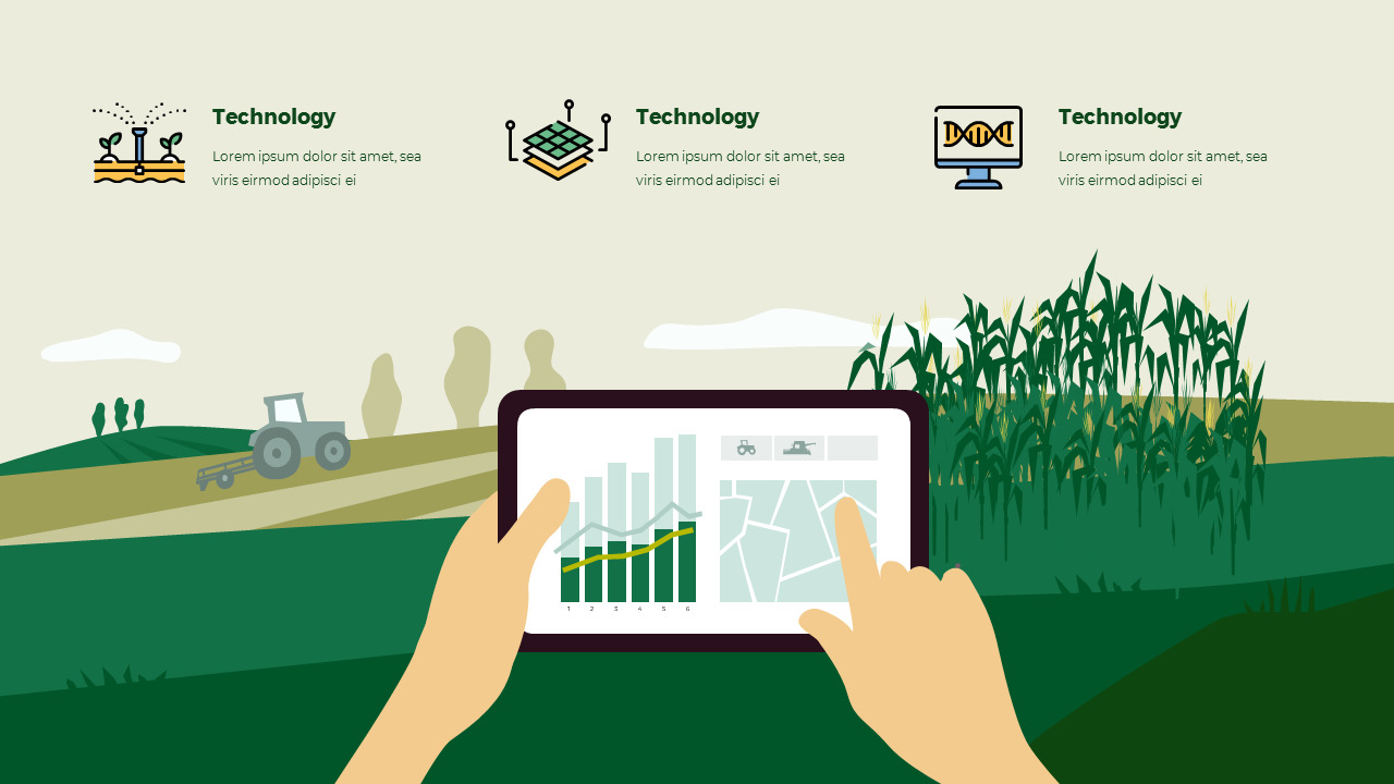 Smart Farming Technology Google Slides Themes