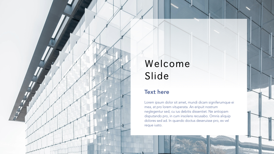 Architecture Business Simple Keynote Template