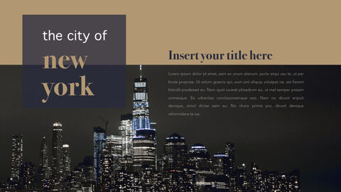 New York City Multipurpose Presentation Keynote Template