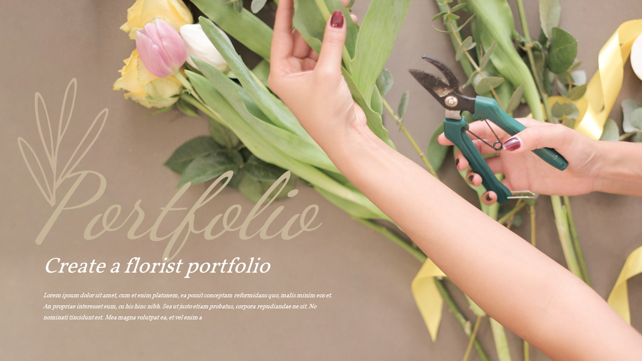 Florist Shop Simple Google Templates