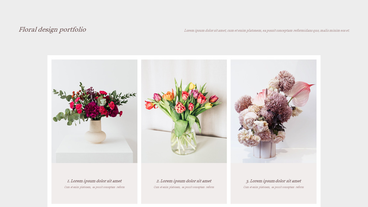 Florist Shop Simple Google Templates
