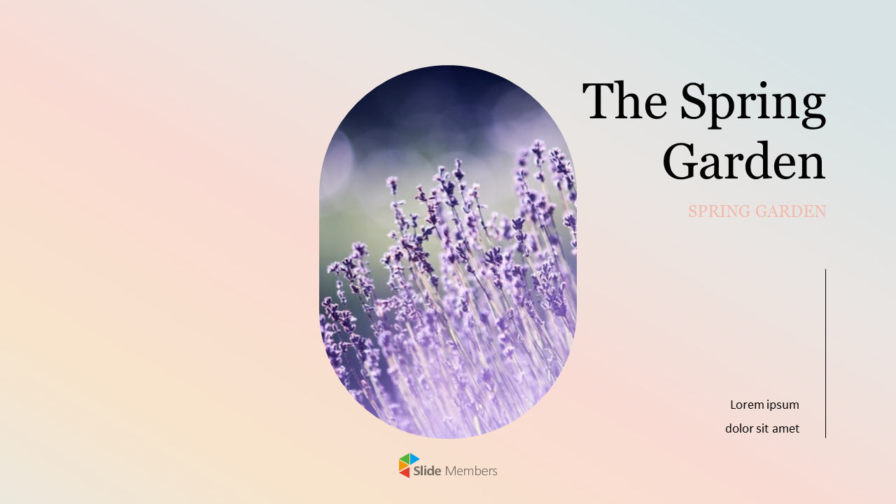 Spring Garden team presentation template|Lifestyle|Google Slides