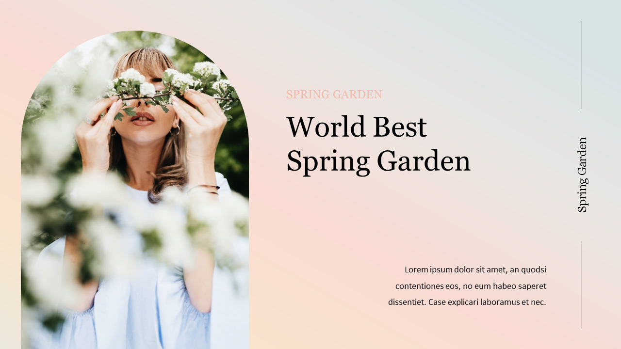 Spring Garden team presentation template|Lifestyle|Google Slides