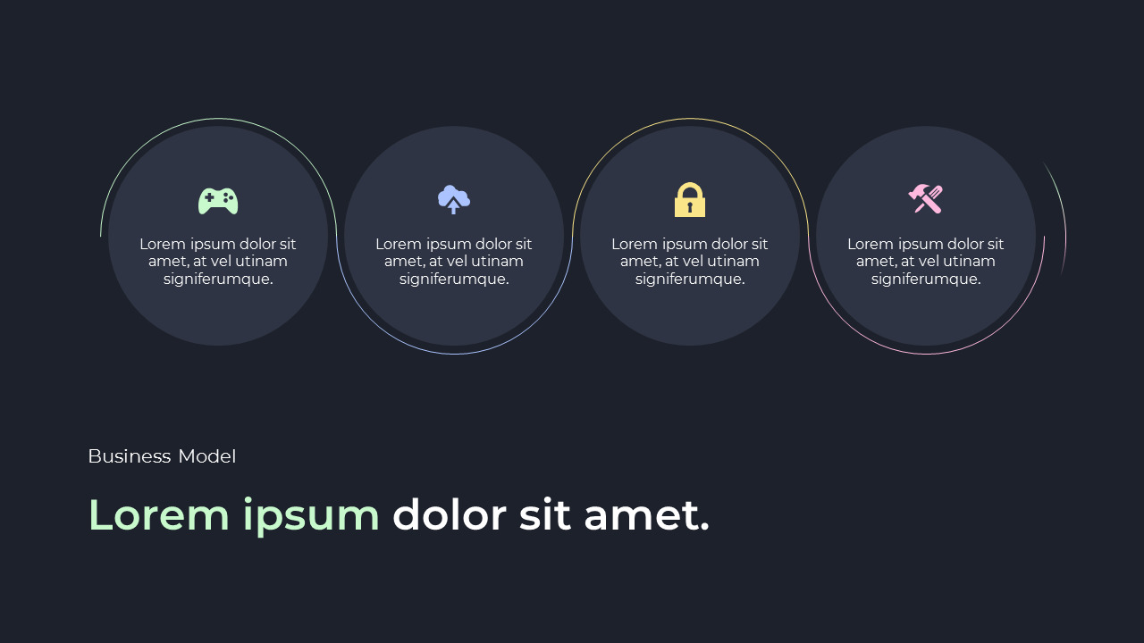 Startup Business Concept powerpoint slide design