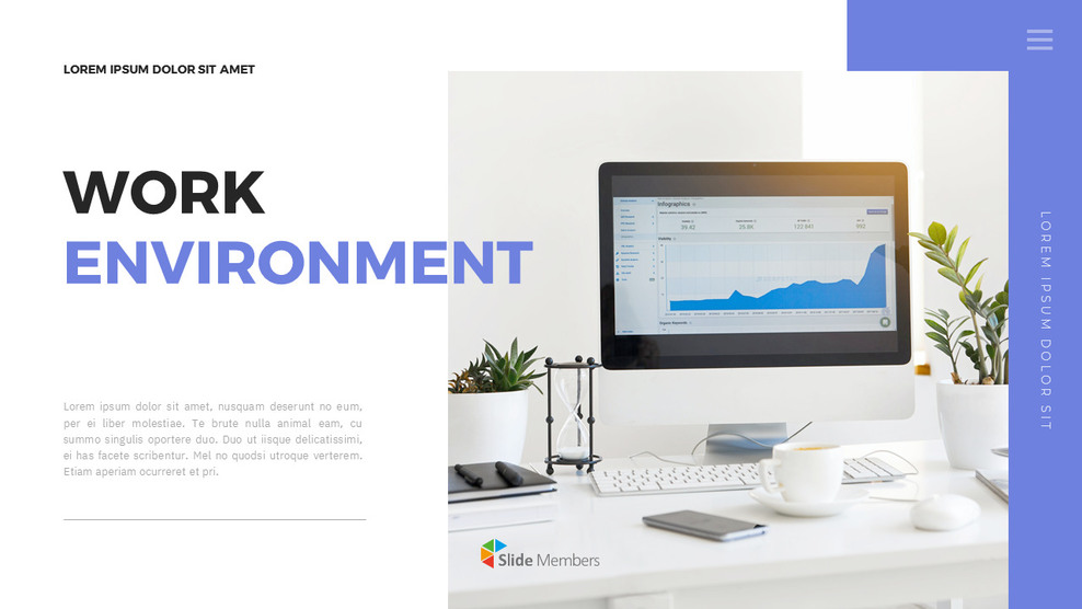 Work Environment slide template