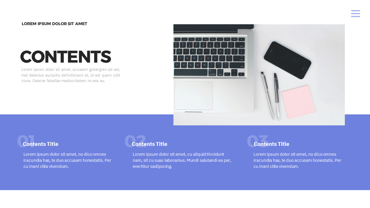 Work Environment slide template