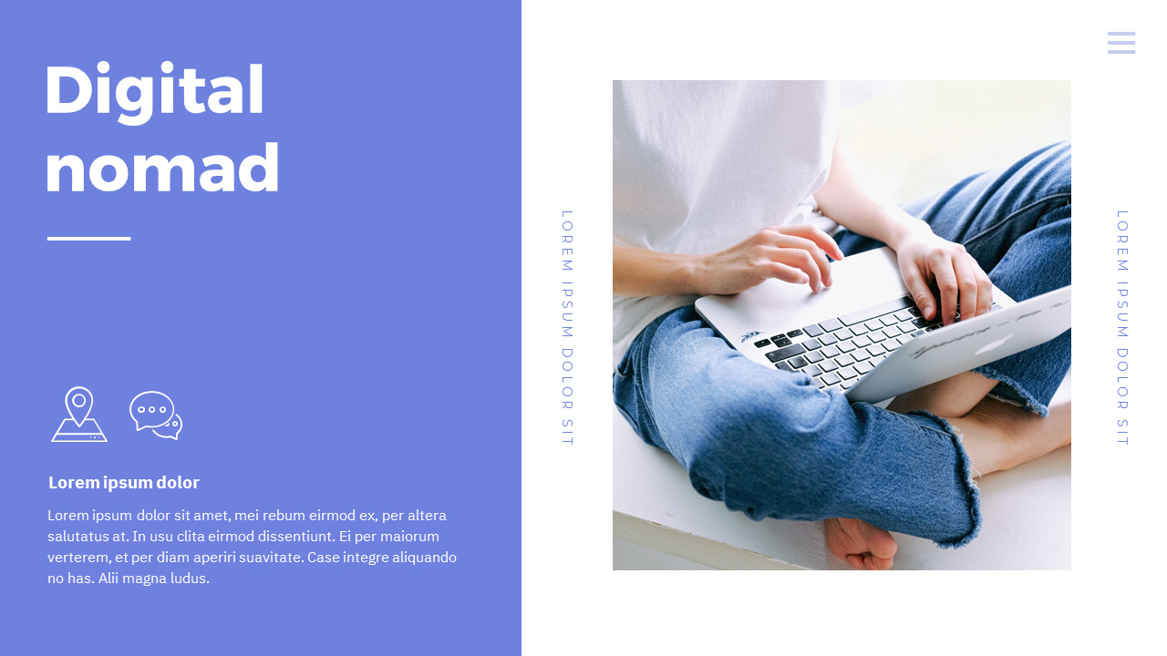 Work Environment slide template