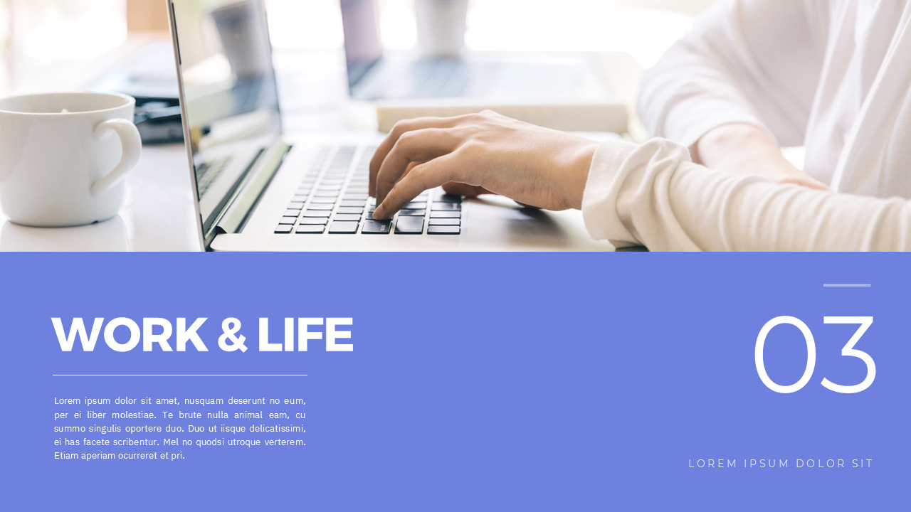 Work Environment slide template