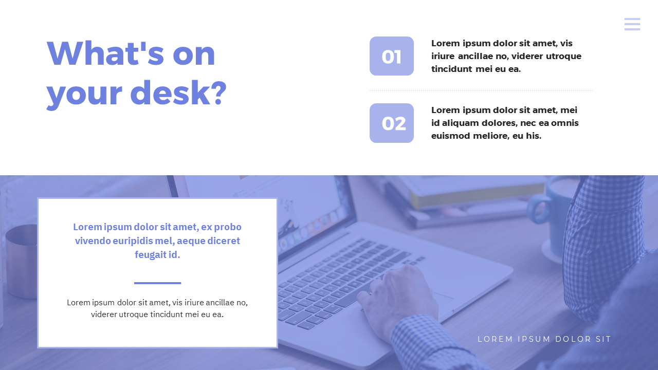 Work Environment slide template
