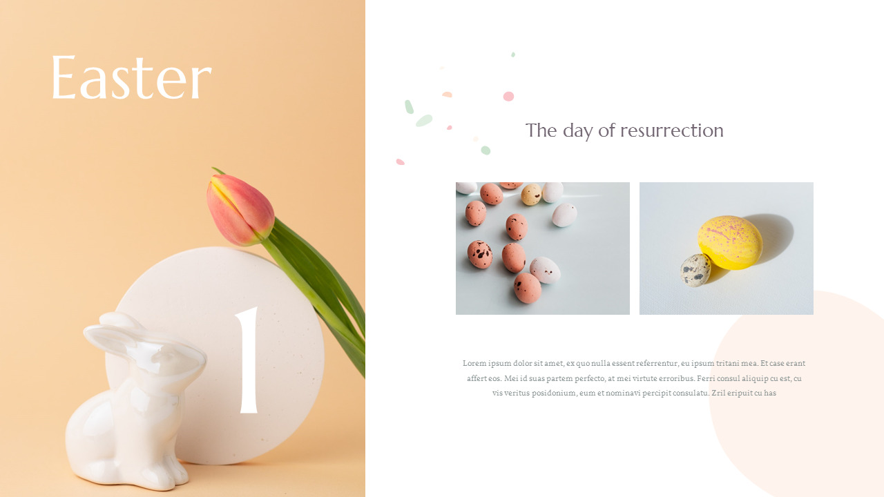 Celebración de Pascua Plantillas de PowerPoint para presentaciones