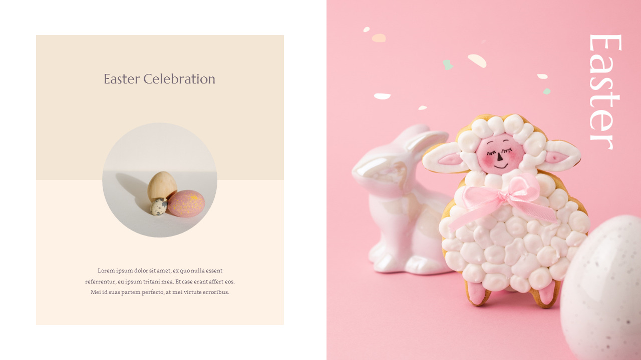 Easter Celebration PowerPoint Templates for Presentation