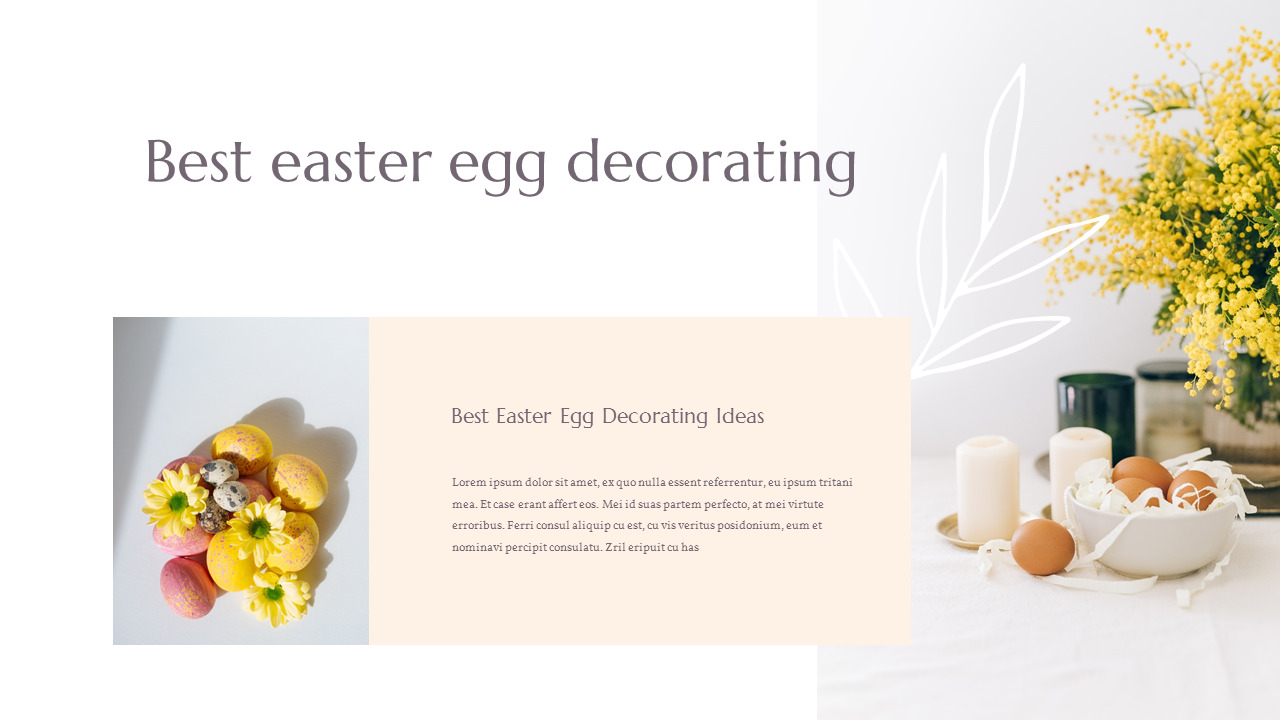 Easter Celebration PowerPoint Templates for Presentation