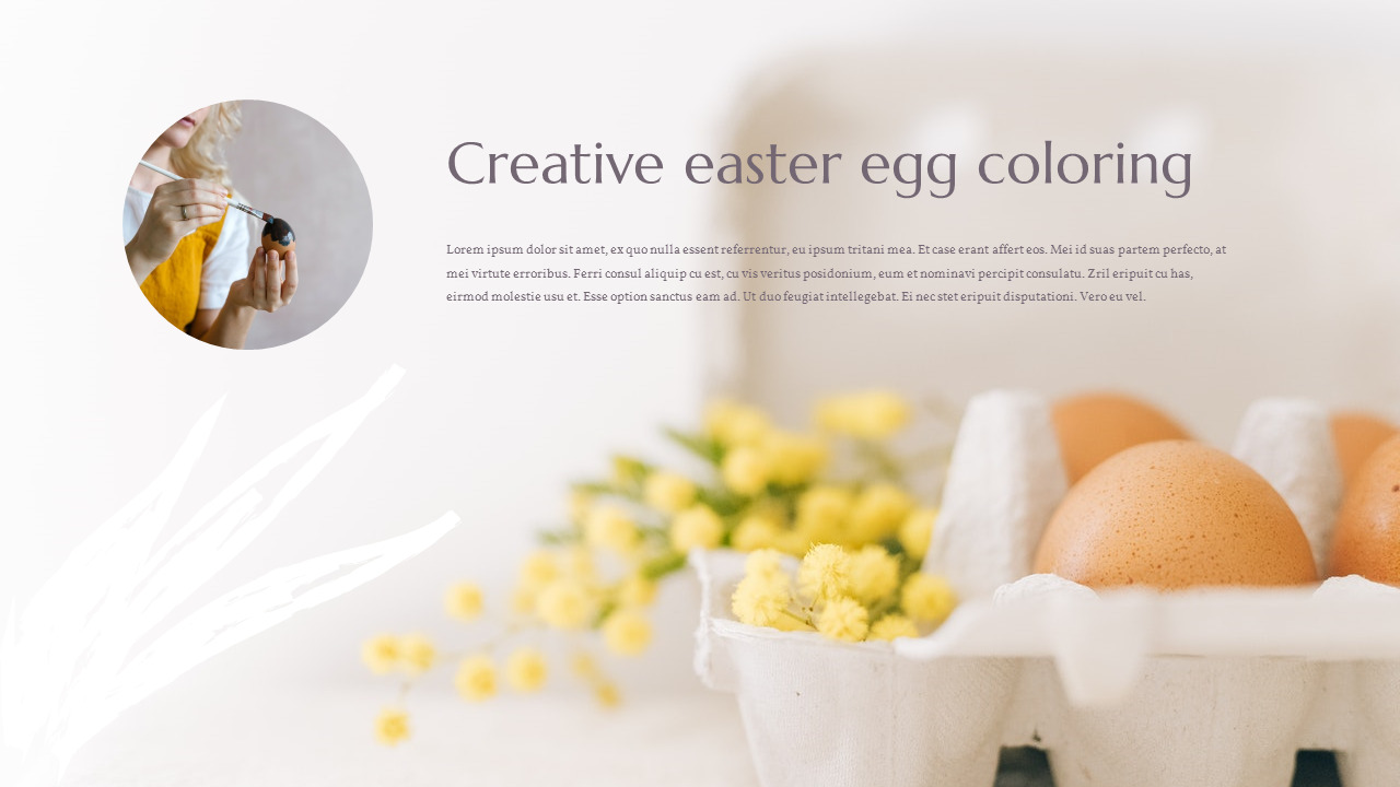 Easter Celebration PowerPoint Templates for Presentation