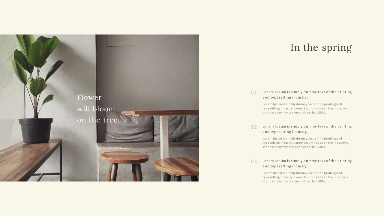 Spring Presentation Format