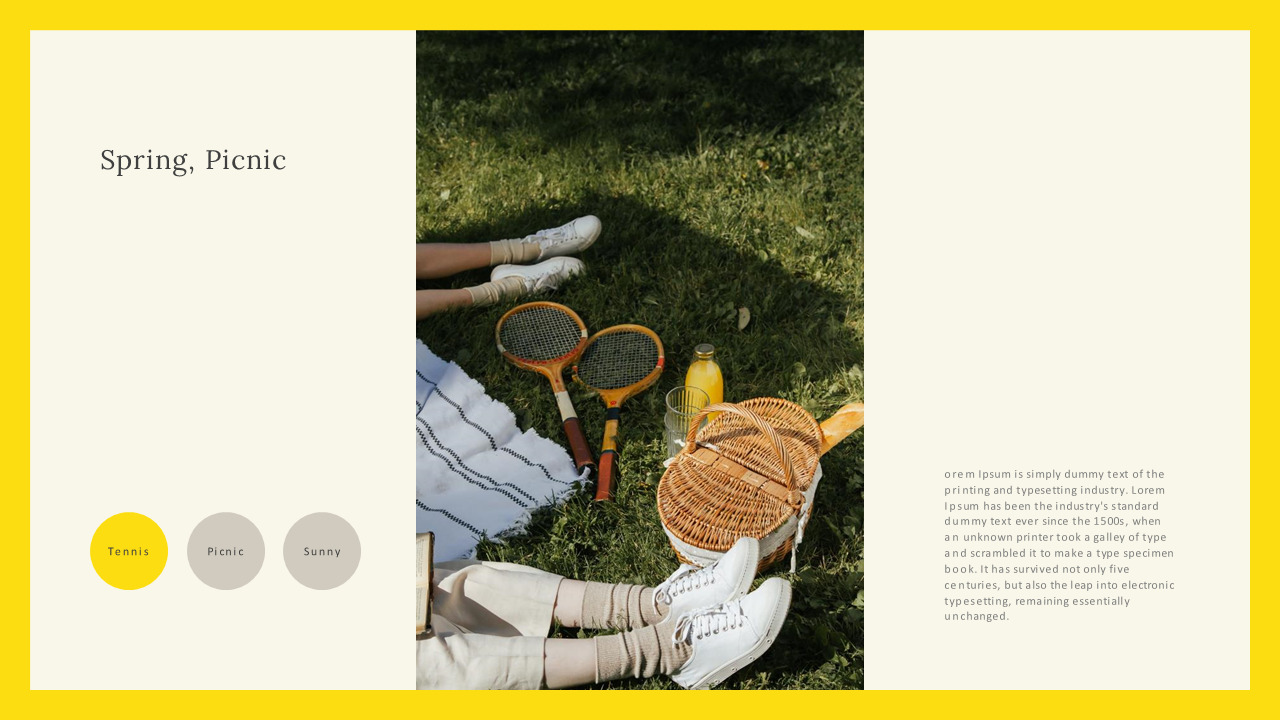 Spring Presentation Format