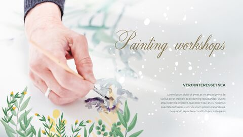 Natura ad acquerello Sfondi PPT