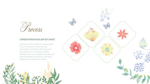 Natura ad acquerello Sfondi PPT