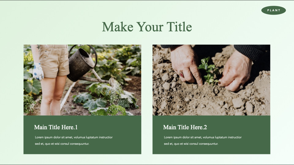 Planting Trees Keynote to PPT|Lifestyle