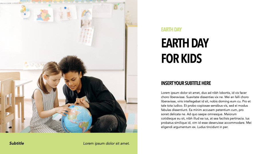 Earth Day Creative Keynote|Lifestyle