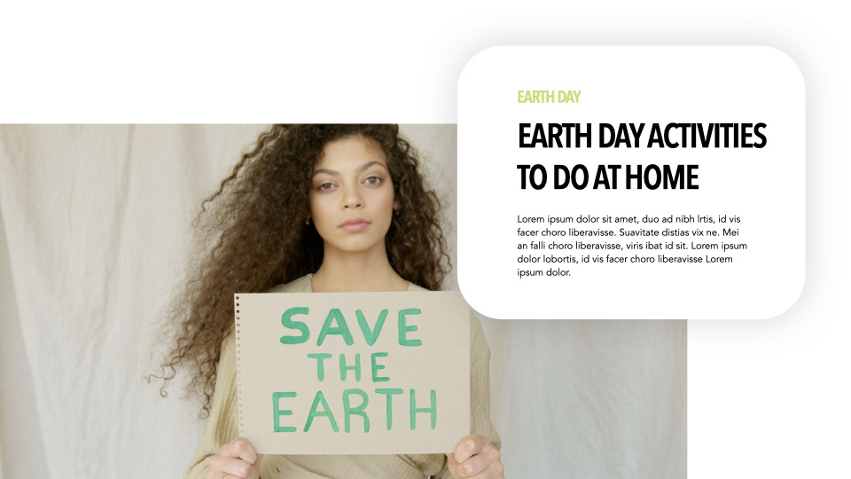 Earth Day Creative Keynote|Lifestyle