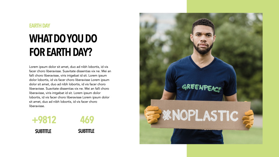 Earth Day Creative Keynote|Lifestyle