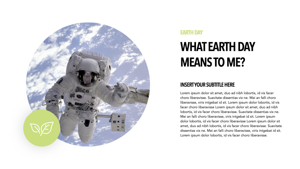 Earth Day Creative Keynote|Lifestyle