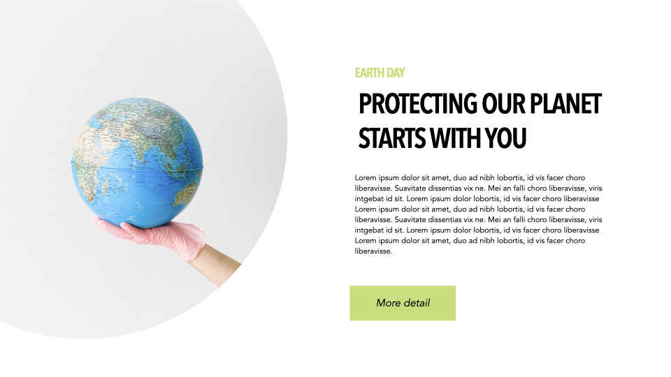 Earth Day Creative Keynote|Lifestyle