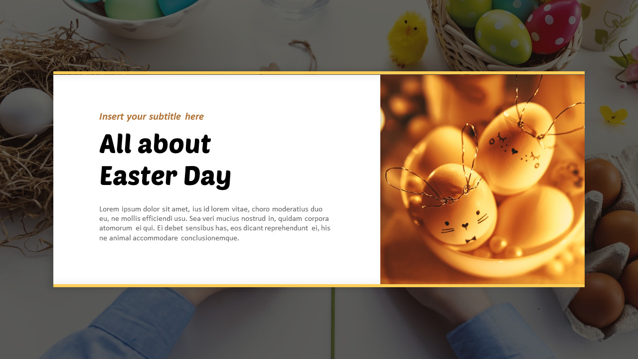 Easter PowerPoint Presentation Slides|Lifestyle|Templates