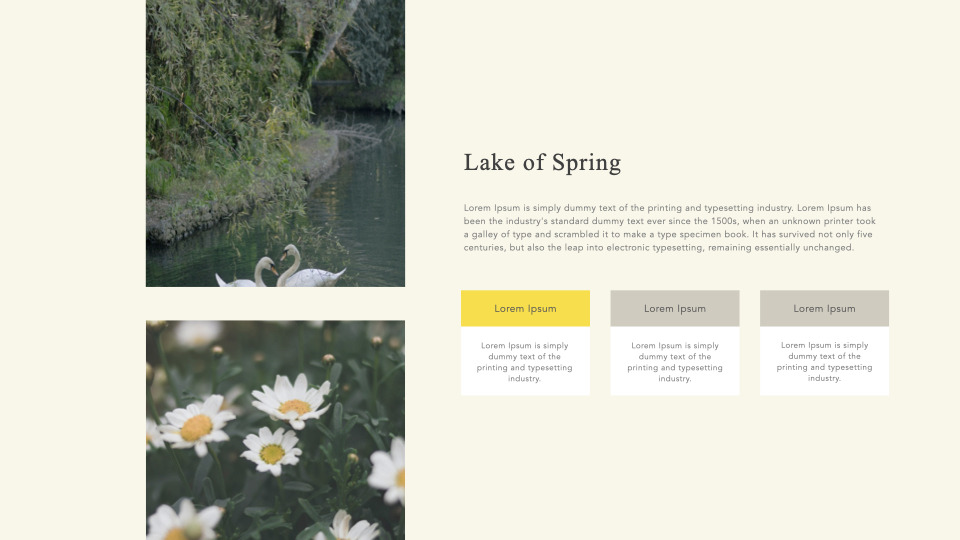Spring Keynote Templates