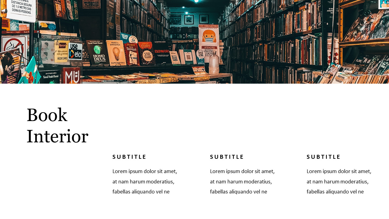 Book Interior Best PPT Templates|Lifestyle