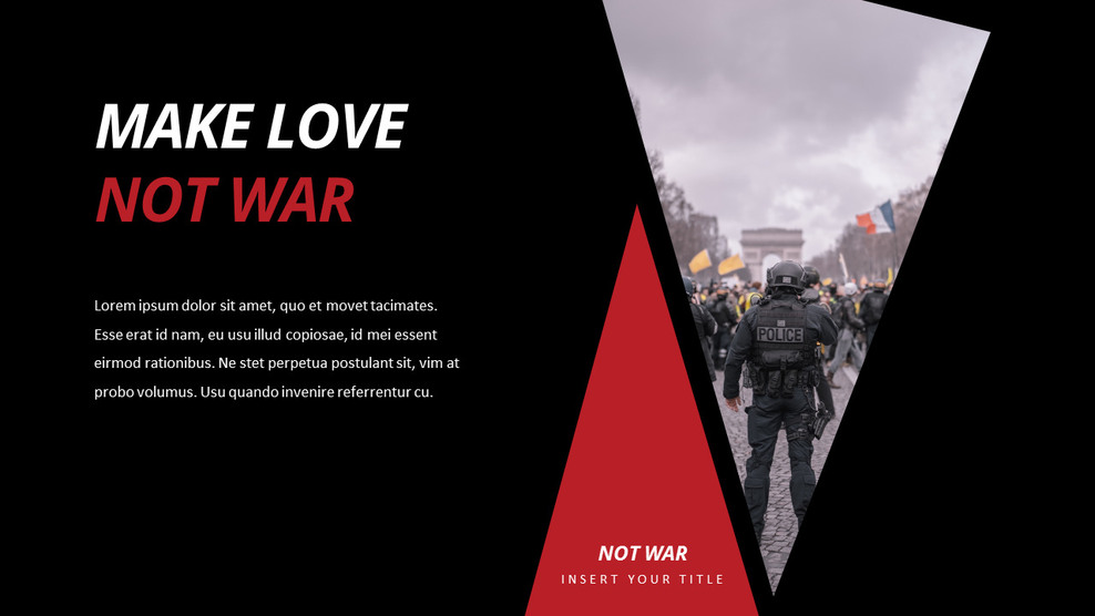 No War Best PPT Templates|Lifestyle