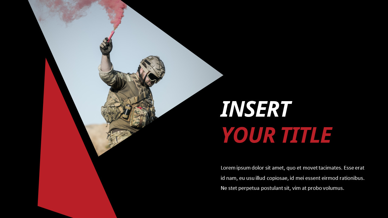 Soldier Graphic Powerpoint